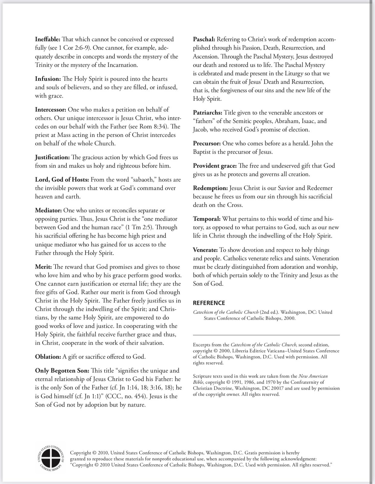 Words in the Roman Missal, 3rd Edition – St. Mark the Evangelist Parish